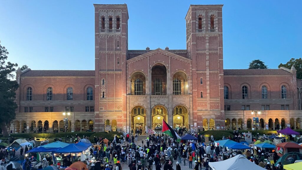 Inside UCLA's Palestinian Solidarity Encampment — Before Police Tore It ...