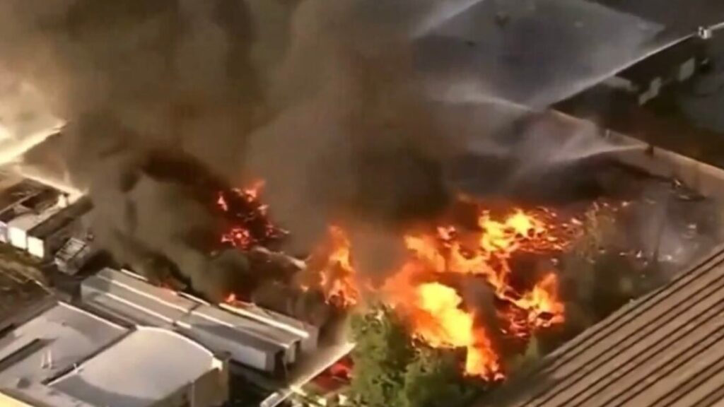 DEVELOPING: Enormous Fire At Pallet Facility Warehouse, Prompts Hazmat ...